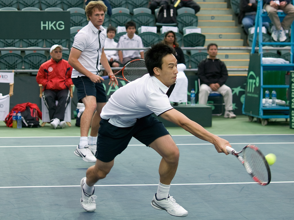 R3 Brian Hung 洪立熙/Martin Sayer 施馬田 (HKG) vs Cecil Mamiit/Treat Huey ...